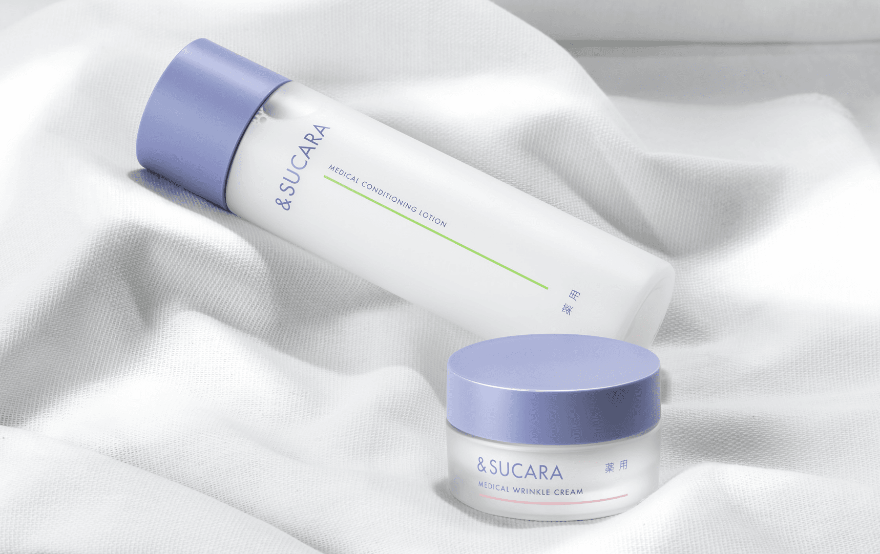 コンセプト｜＆SUCARA アンドスカラ 有効成分を配合した、医薬部外品スキンケア